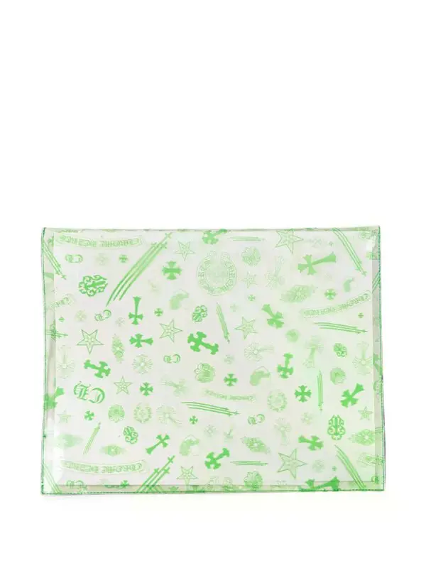 Chrome Hearts Logo-print Clutch Bag