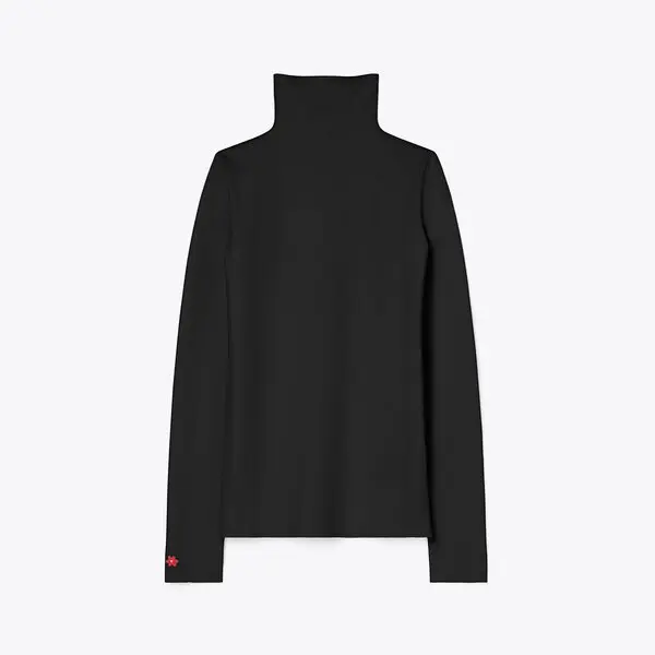 Tory Burch Knit Turtleneck - Black