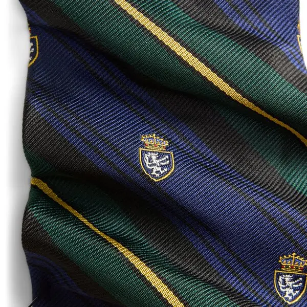 Ralph Lauren Striped Silk Repp Club Tie