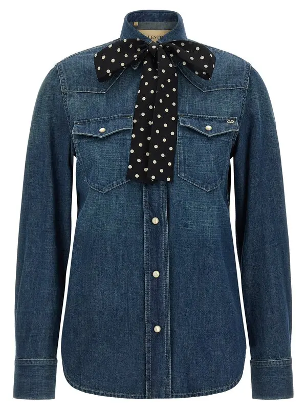Valentino Garavani Denim Shirt - Blue