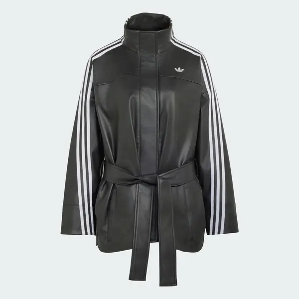 Adidas Adilenium Season 6 Pleather Jacket - Black
