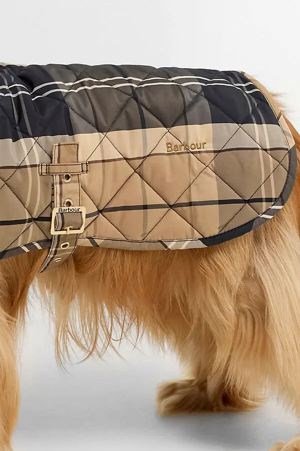 Barbour X Tartan Quilted Dog Coat Jacket