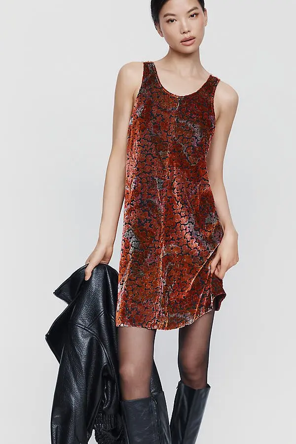 Maeve Keiko Velvet Mi Dress