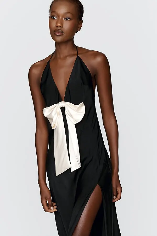 Bardot Lava Bow Maxi Dress