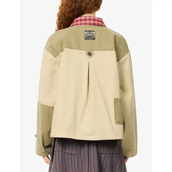 DAMSON MADDER Marcelle Reversible Cotton Barn Jacket