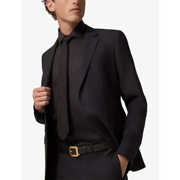 Cartier Santos De Reversible Leather Belt