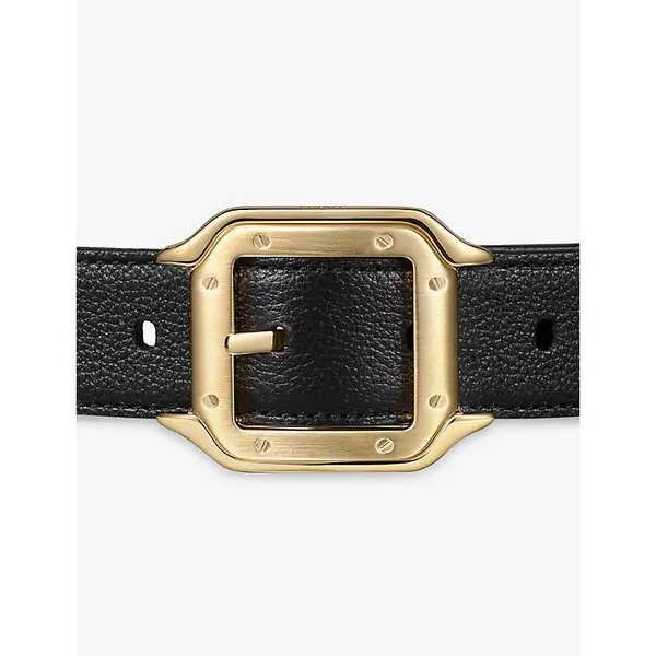 Cartier Santos De Reversible Leather Belt