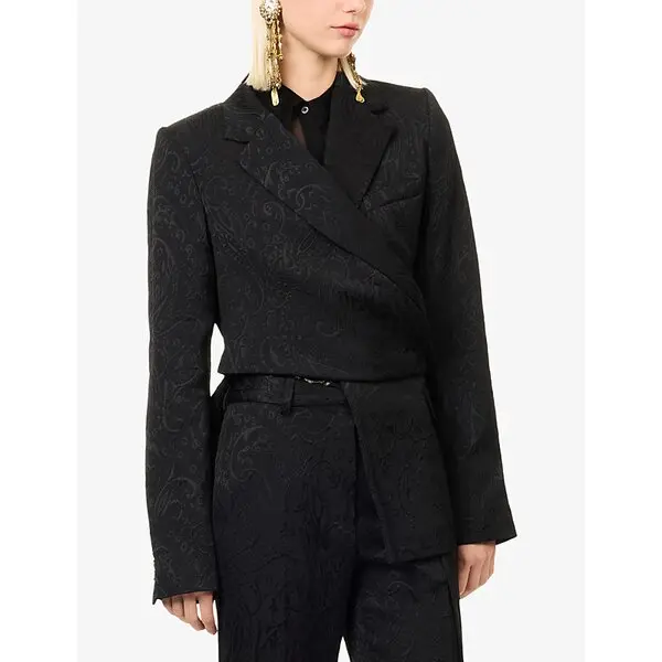 Dries Van Noten Beline Jacquard Woven Jacket