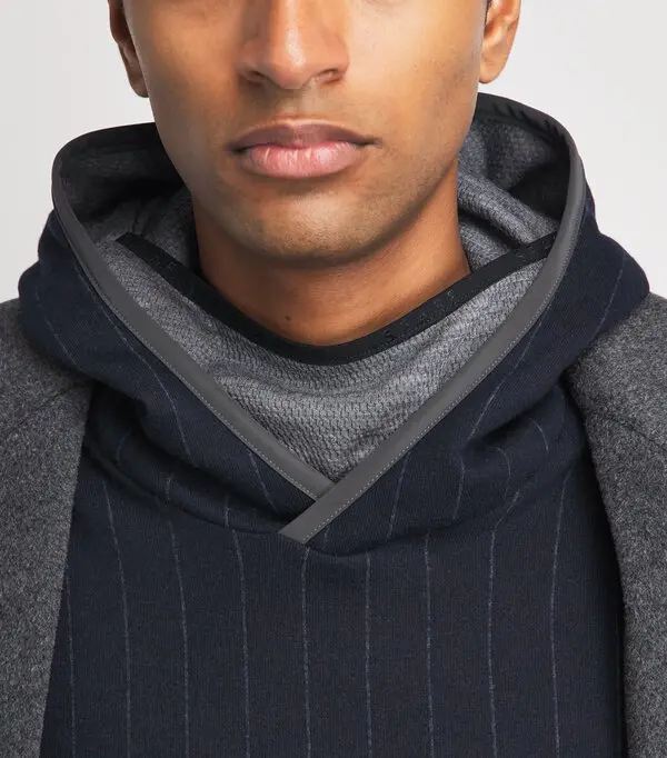 Sease Virgin Wool-blend Stripe Hoodie