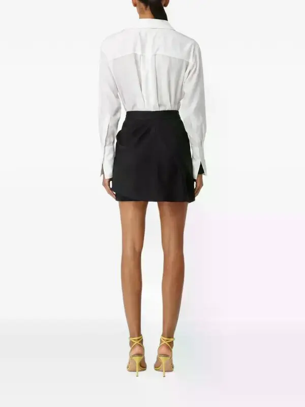 Gauge81 Anjo Draped Silk Mini Skirt