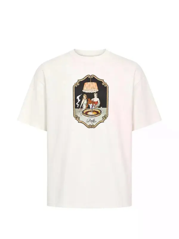 Drole De Monsieur Graphic-print T-shirt - Neutrals