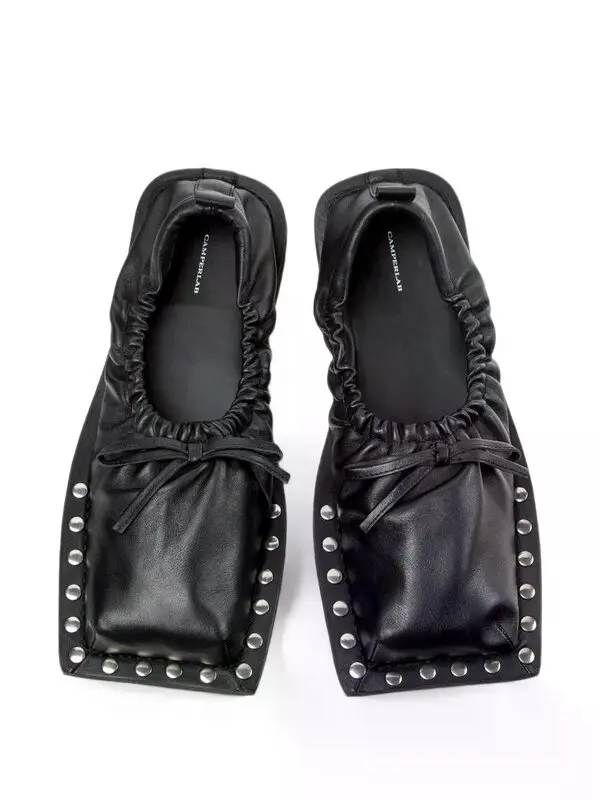Camper Menosmal Stud-embellished Ballet Flats - Black