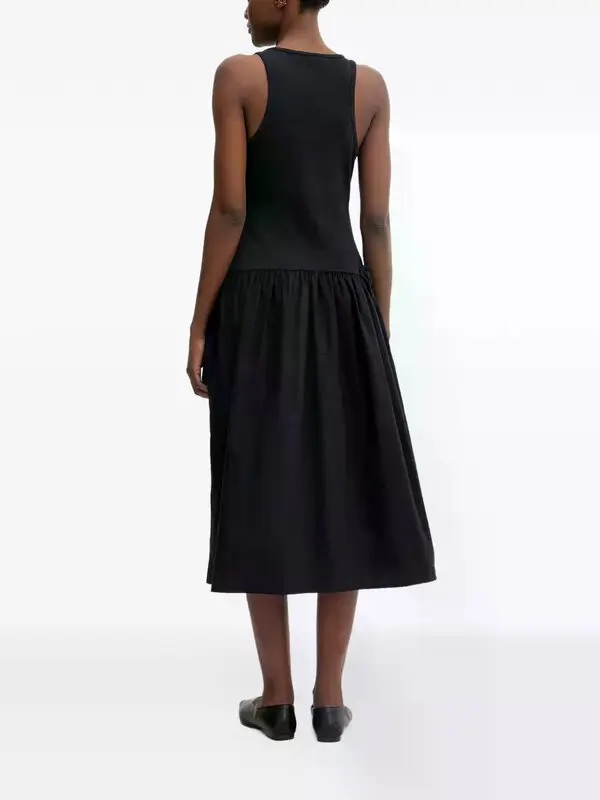 Stine Goya Flower-appliqué Sleeveless Midi Dress