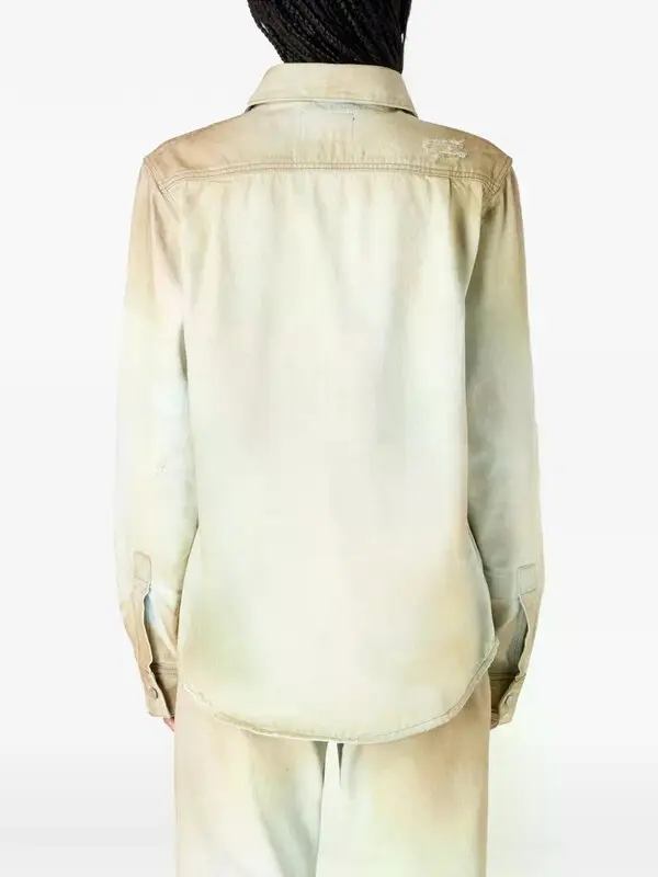 Camper Distressed Denim Shirt