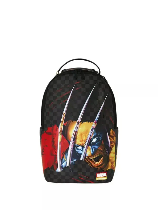 SPRAYGROUND X Marvel Wolverine Sharkmouth Tear Up Backpack - Black