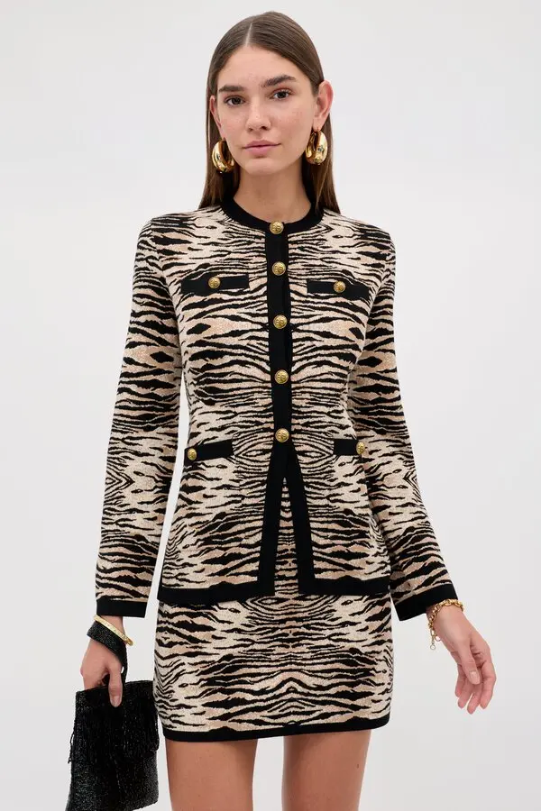 Rixo Liesel Cooper Tiger Beige Regular