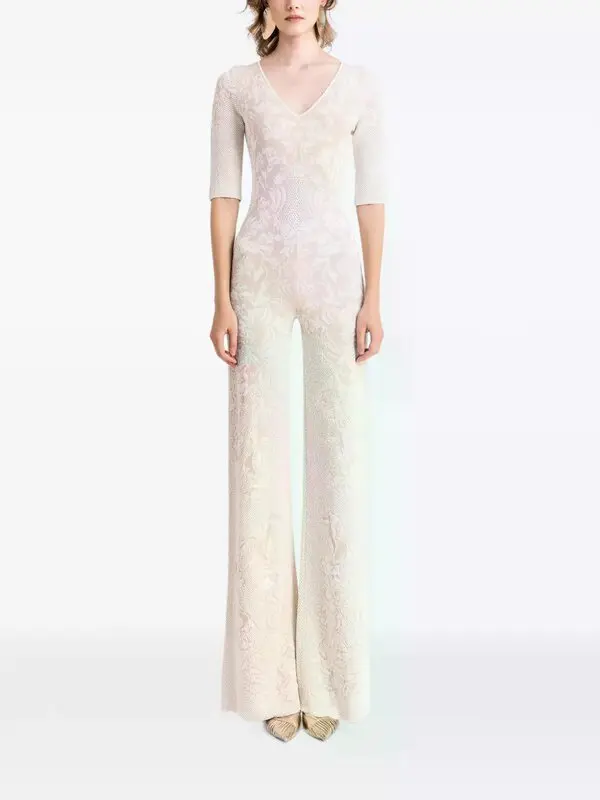 GEMY MAALOUF Patterned Jumpsuit - Neutrals