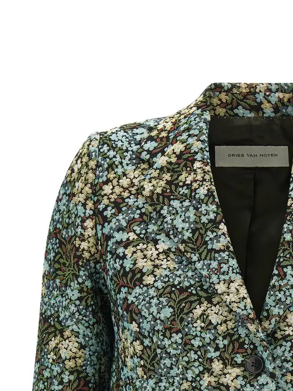 Dries Van Noten Bamis' Floral Jacquard Blazer