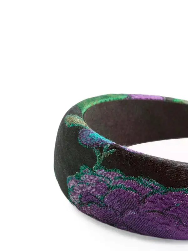 La DoubleJ Medici Jacquard-floral Headband