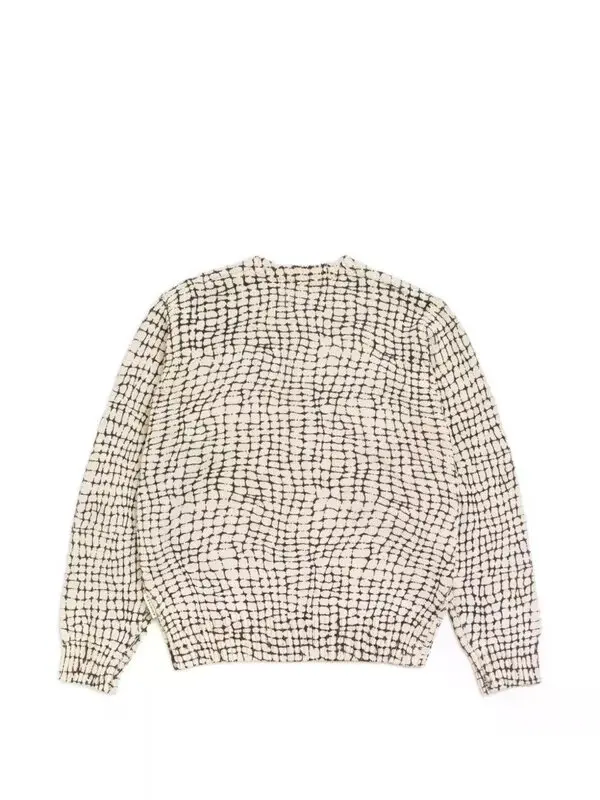 StÜssy Mesh-print Sweater