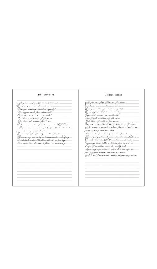 STIL Wedding Planner Insert 6 Ring In White