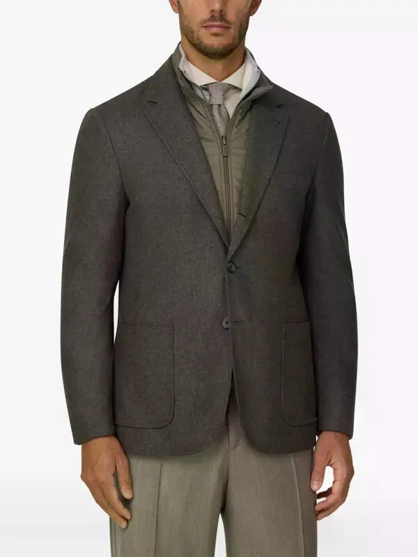 Boggi Milano Twist | Blazer In Wool Flannel