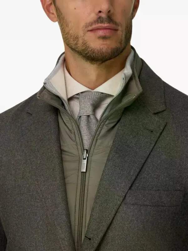Boggi Milano Twist | Blazer In Wool Flannel