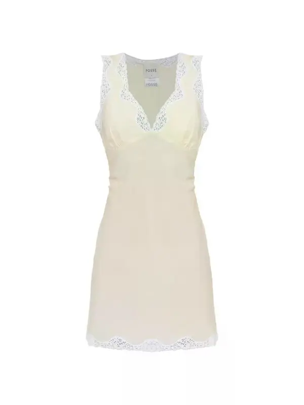 Posse Tabitha Slip Mini Dress - Neutrals
