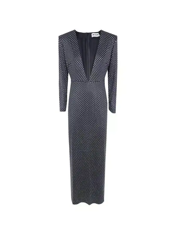 Rixo Crystal-embellished Silk Midi Dress