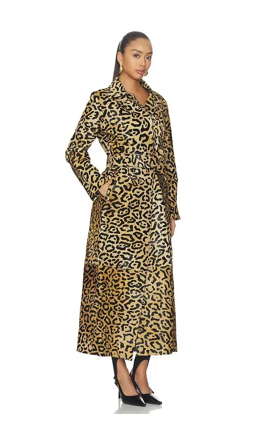 ZUT Olympia Trench Coat In Brown
