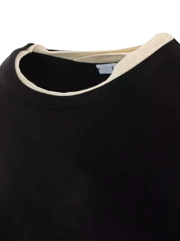 ELEH Layered-detail Crew-neck T-shirt