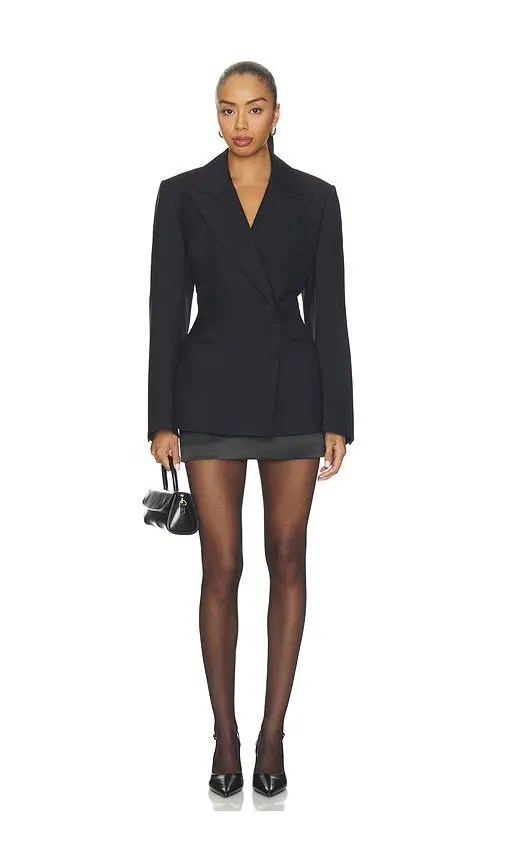 RÓHE Hourglass Shaped Blazer - Navy