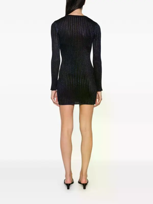 Missoni Ribbed-knit Long-sleeve Dress