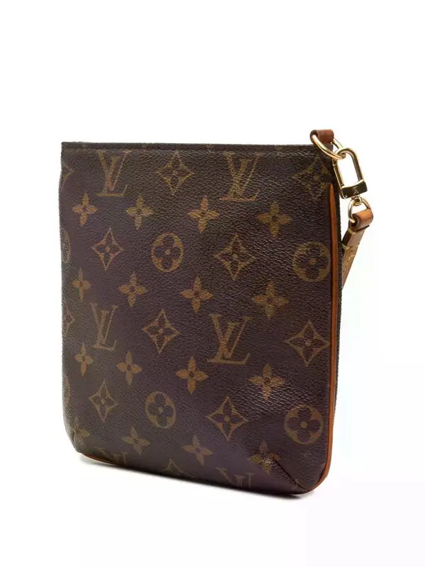 LOUIS VUITTON 2003 Monogram Partition Clutch Bag