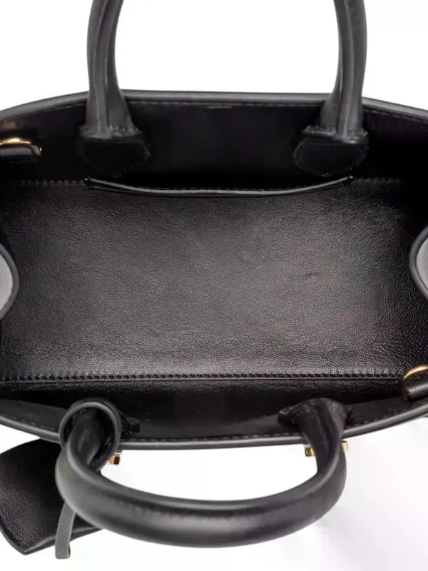 FERRAGAMO 2010-2026 Calfskin Hug Handbag Xs Satchel - Black