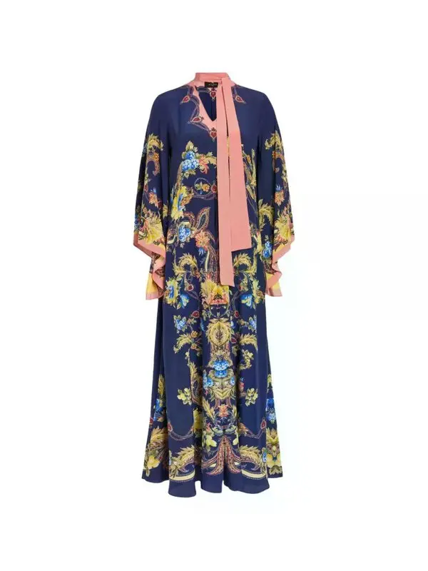 Etro Paisley-print Pussy-bow Dress