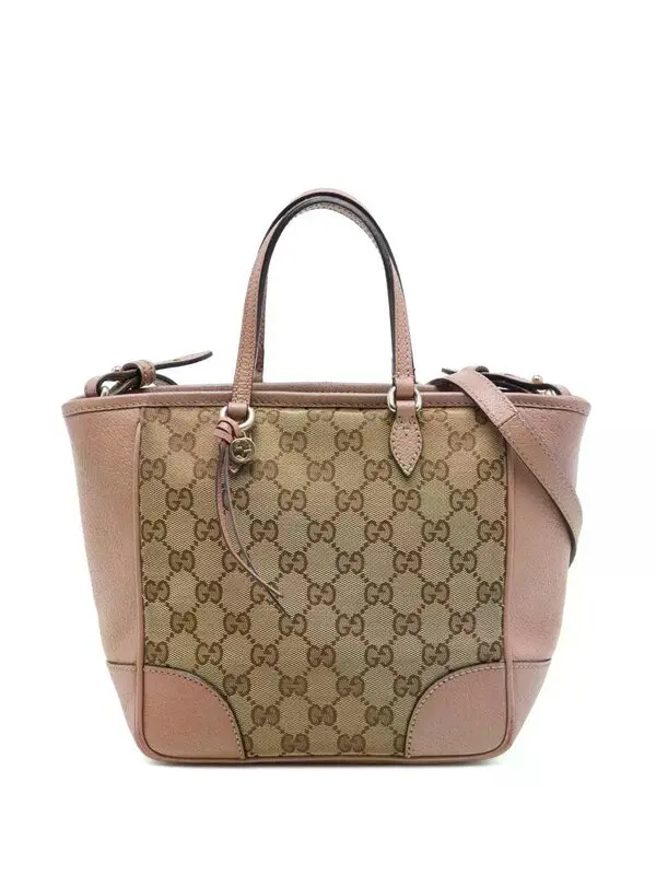 Gucci 2016-2026 Small Gg Canvas Bree Satchel - Neutrals