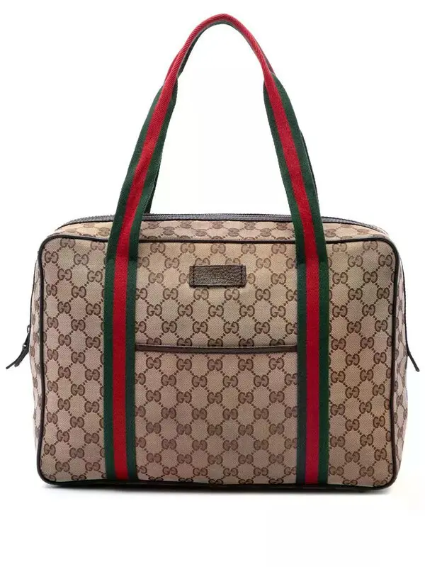 Gucci 2016-2026 Gg Canvas Web Business Bag