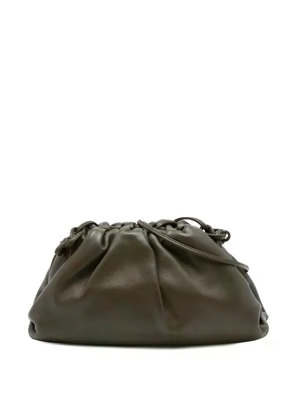 Bottega Veneta 2012-2026 Lambskin The Mini Pouch Crossbody Bag - Brown