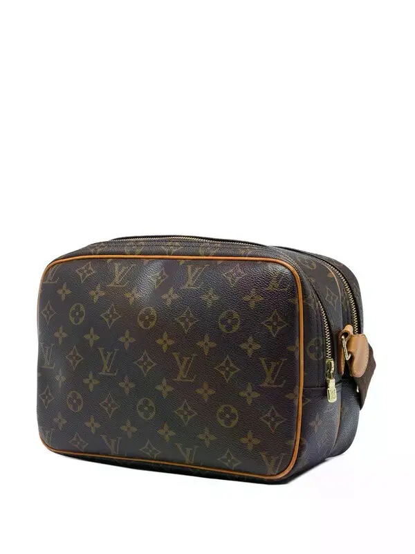 LOUIS VUITTON 2003 Monogram Reporter Pm Crossbody Bag - Brown