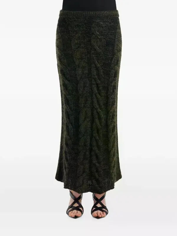 Khaite Ziva Skirt - Green