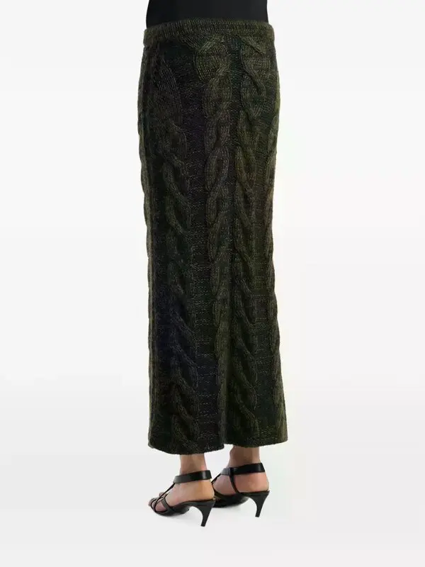 Khaite Ziva Skirt - Green