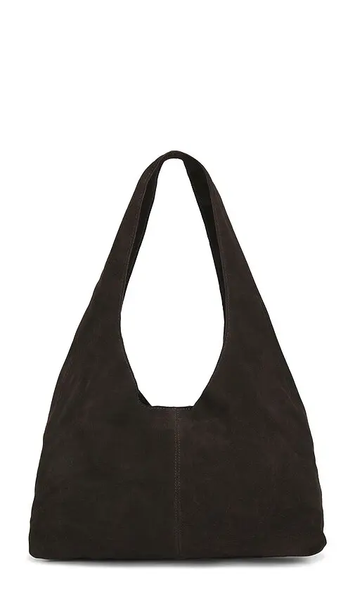 ST. AGNI Suede Soft Bag In Brown
