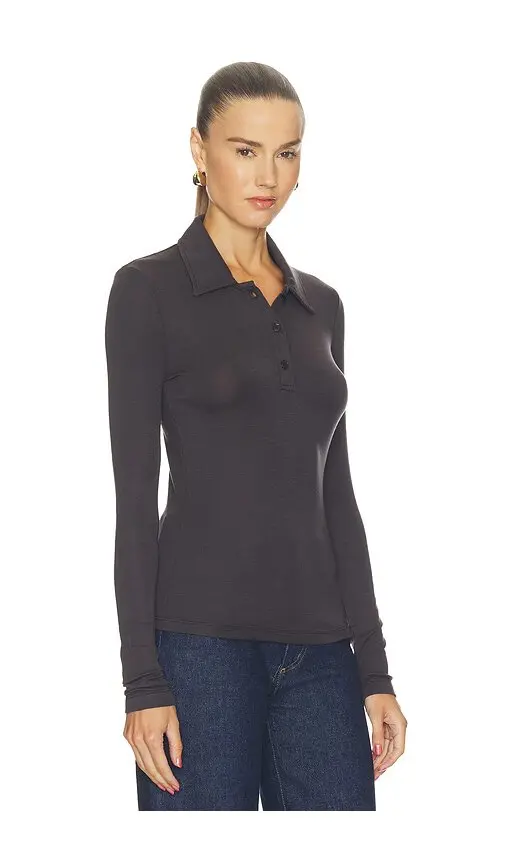 AGOLDE Amos Polo In Grey