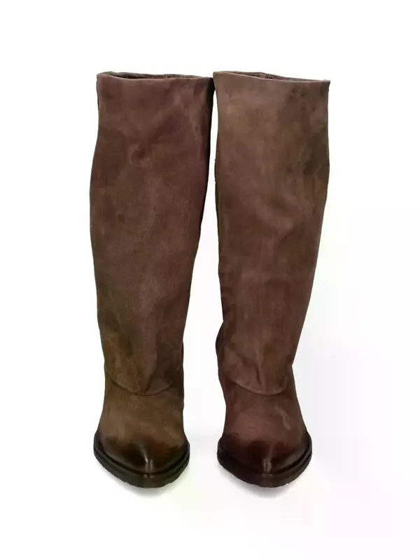 A.S.98 Pointed-toe Sculptural-heel Boots