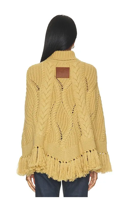 Goldbergh Hayaru Poncho In Yellow