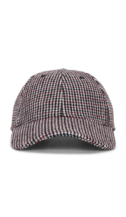 Rag & Bone Harlow Baseball Cap In Multi - Plaid Multi