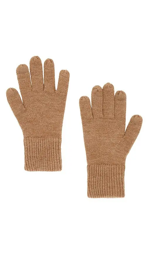 Rag & Bone Blake Wool Blend Gloves In Tan