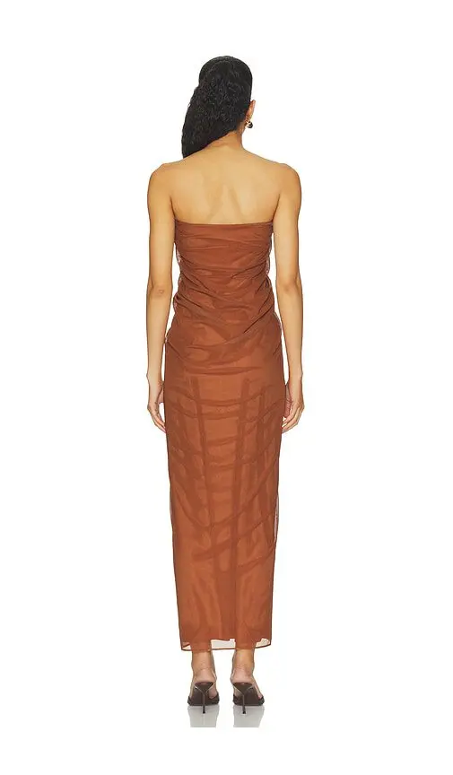 BAOBAB Lena Maxi Dress In Brown
