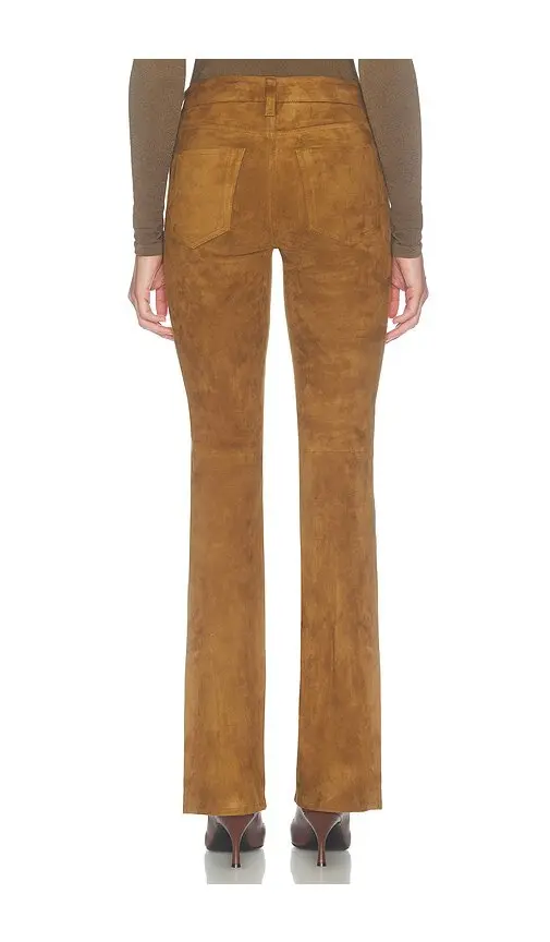 FRAME The Suede Rodeo Pant In Brown